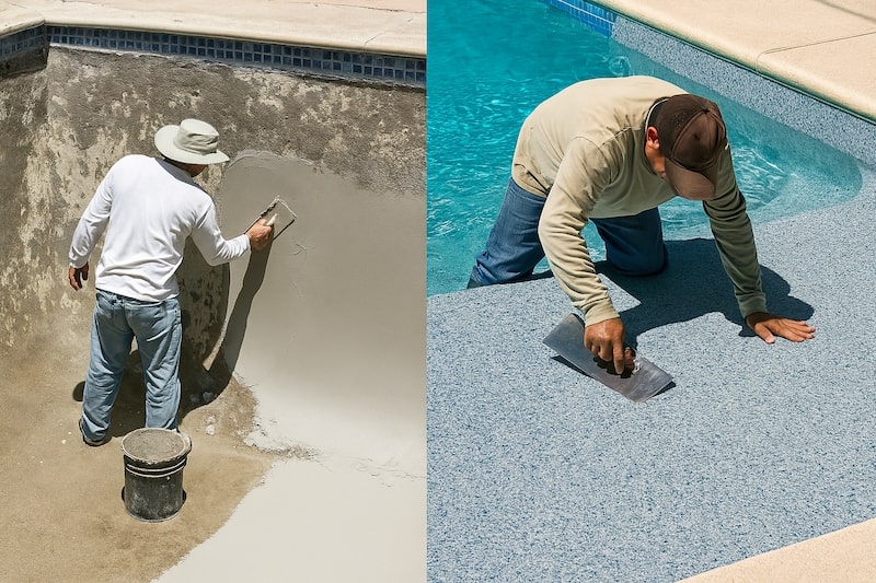 Pool Replastering or Resurfacing? How to Tell What Your Pool Needs